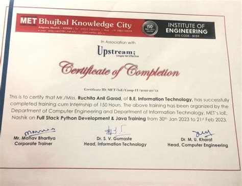 Ruchita Garad On Linkedin Fullstackdevelopment Javatraining Python