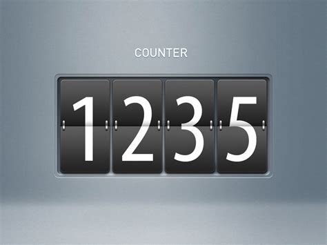 Counter Ui Ios Ui Flat Ui Counter Design Ux Design User
