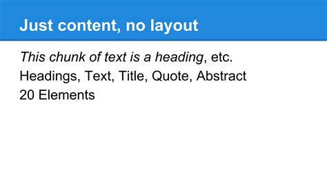 Separating Content And Layout Html Css And Some Web History Pdf