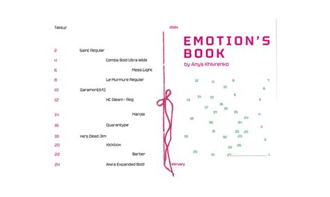 Zine Design Emotions Book Behance