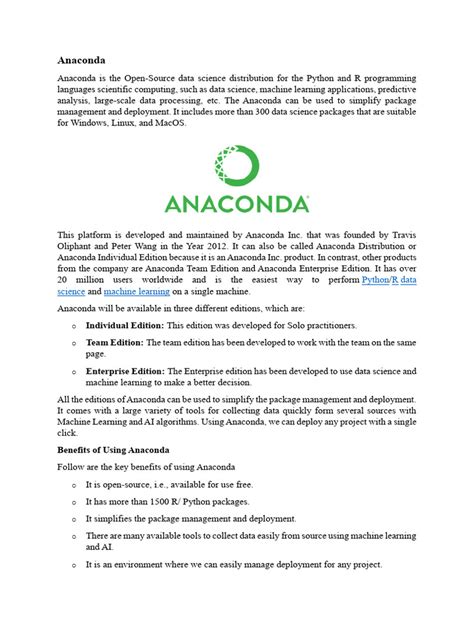 Lecture 3 Anaconda Installation Pdf Computing Software