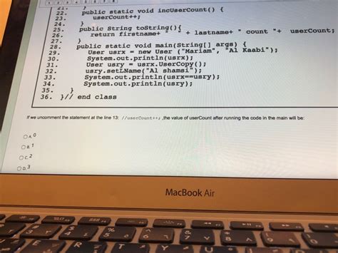 Solved 1 Points Question 1 Public Class User 2 Public