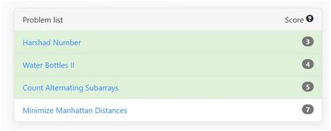 Aditya Mishra On Linkedin Weeklycontest Leetcode Problemsolving Leetcodechallenge Dsa