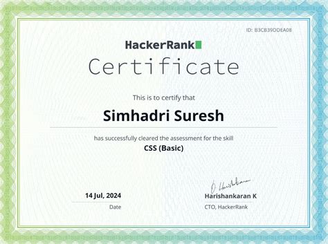 Simhadri Suresh On Linkedin Basic Hackerrank Codegnan