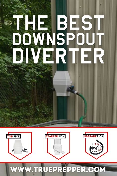Best Gutter Downspout Diverter For Filling Rain Barrels Trueprepper