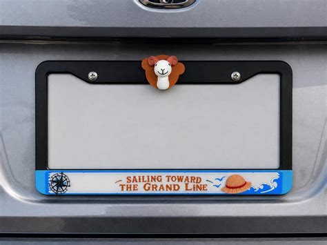 3d Printed One Piece License Plate Metal Frame Unique Car Mod