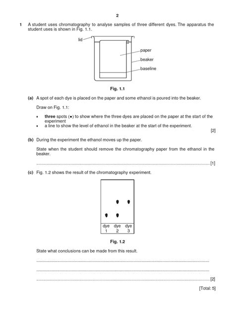 Chem Igcse 2023 Nov P6 Pdf Solubility Ammonium