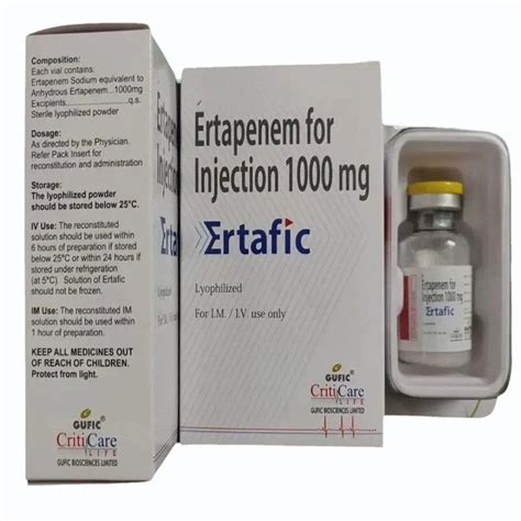 1000mg Ertapenem Injection 1 G At ₹ 1900 Vial In Nagpur Id 2854613756033