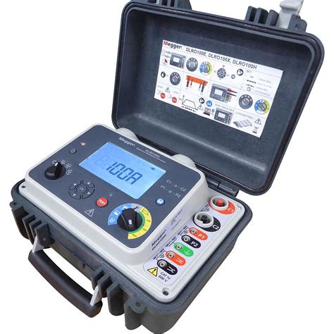 Megger Dlro100eb Digital Low Resistance Ohmmeter Alpha Store