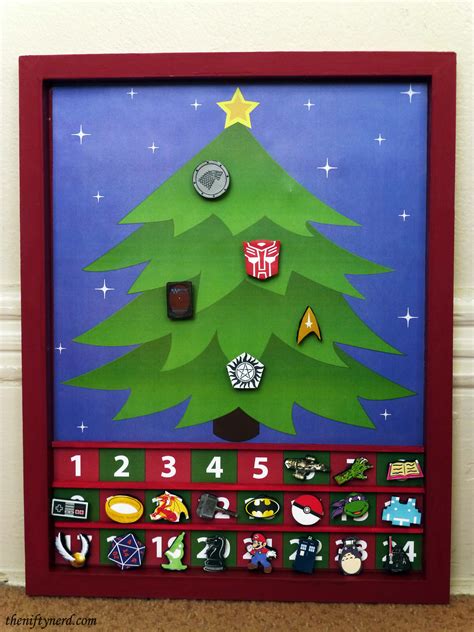Geek Advent Calendar Printable Calendars At A Glance
