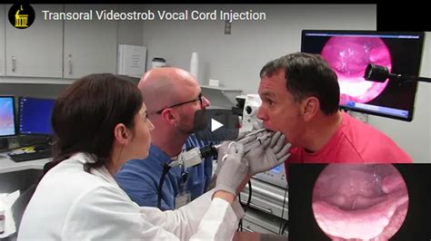 Vocal Cord Injection With Prolaryn Gel With Videostroboscopy Transoral