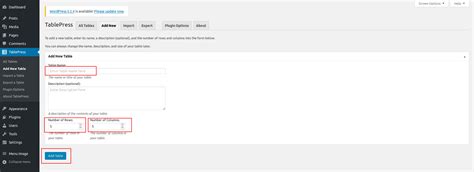 How To Insert Tables In Wordpress Posts Or Pages With Plugin