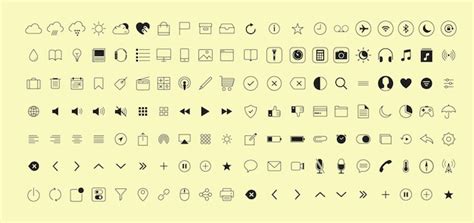 Premium Vector Icons Set For Ui Design