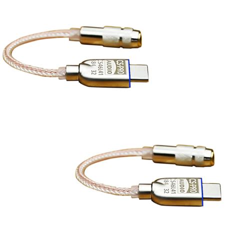 2x Type C To 35mm Hifi Digital Headphone Amplifier Cs46l41 Chip