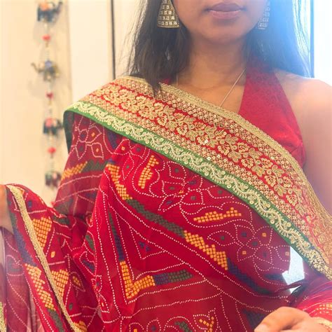 New Stock Bandhani Pure Indian Cotton And Georgette Rajasthani Print
