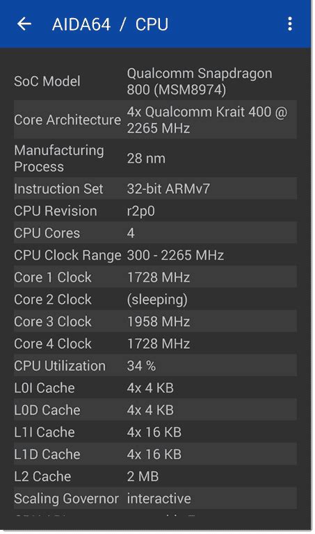 AIDA64 A Free System Info Tool For Android 4sysops