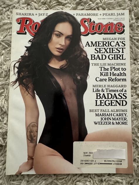 Megan Fox Rolling Stone Megan Fox Was Photographed By Markseliger For