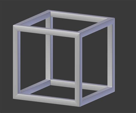 Modern Cube Frame Decoration 3d Model 3 3ds Dae Fbx Obj Unknown Free3d