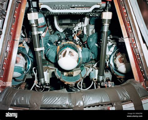 Three Astronauts Later Be Named Apollo 9 Prime Crew In Apollo Spacecraft 101 Command Module