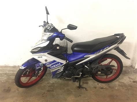 Lc135 V2 Biru Gp Lc135 V2 5speed Body Cover Set Colour Gp Blue Lazada