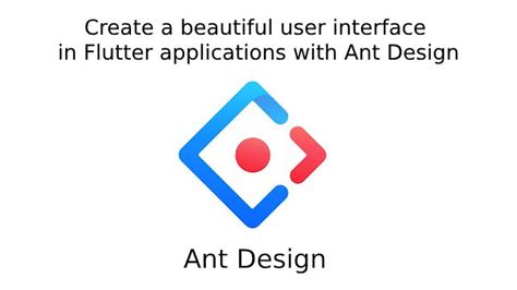 Flutter Ui Component Build Stunning Uis With Ant Design Simple App