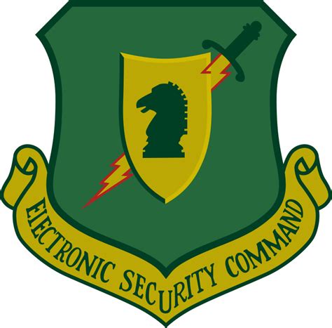 Electronic Security Command Subdued Decal Military Graphics