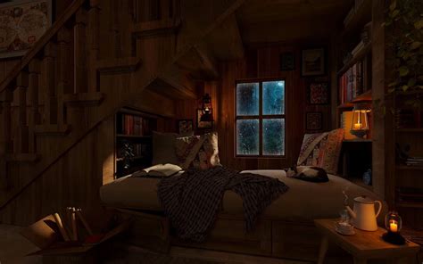 在雨夜舒适的楼梯小屋舒缓的温和雨声令人放松助眠 可可西里奇遇记 可可西里奇遇记 哔哩哔哩视频