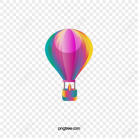 벡터 다채롭다 고무풍선화려한열기구 Png 일러스트 무료 다운로드 Lovepik