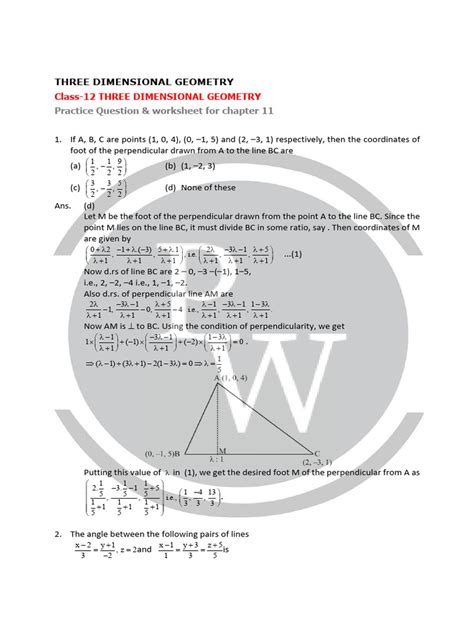 3d geometry pdf geometric measurement elementary geometry