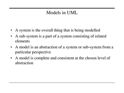 Ppt Basic Concepts The Unified Modeling Language Uml Powerpoint Presentation Id