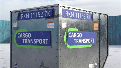 공항화물 컨테이너 3d 모델 24 Max Free3d