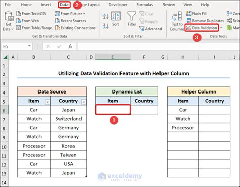 How To Create Dynamic List From Table In Excel Quick Ways
