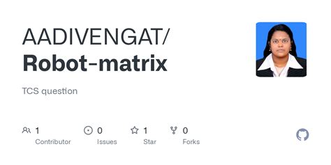 Github Aadivengat Robot Matrix Tcs Question
