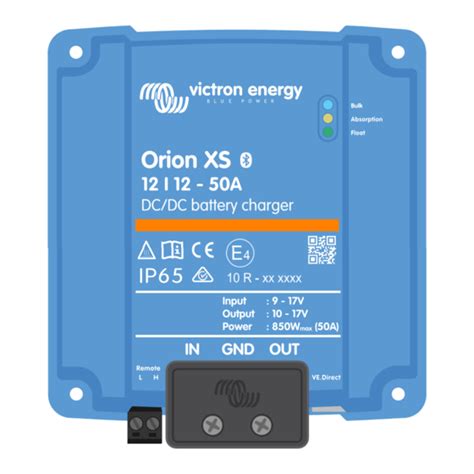 Victron Energy Orion Xs 1212 50a Manual Pdf Download Manualslib