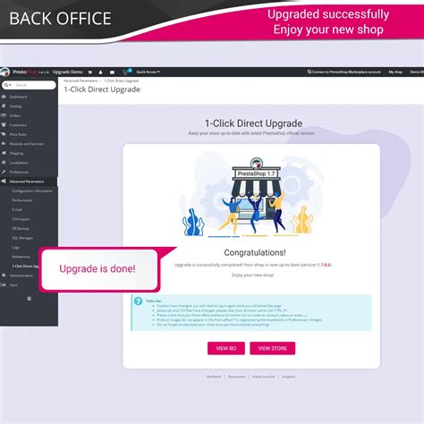 Upgrade Prestashop 17 To 8 With 1 Click Update Prestashop Module