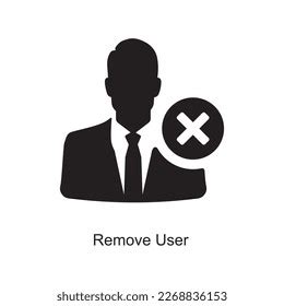 Remove User Deactivate Icon Concept Stock Vector Royalty Free Shutterstock