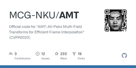 Github Mcg Nkuamt Official Code For Amt All Pairs Multi Field