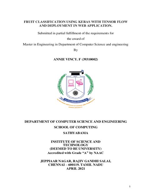Fillable Online How To Perform Fruit Classification With Deep Learning In Fax Email Print