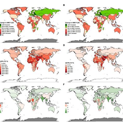 Global Burden Of The Prevalence And Ylds Of Amd By Age And Sex In 1990 Download Scientific