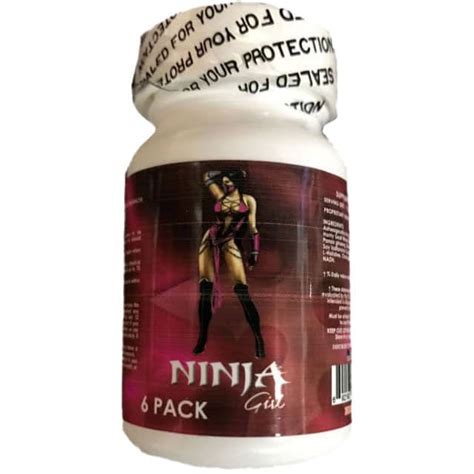 Ninja Girl Women Sex Enhancer Bottle Rhino Platinum