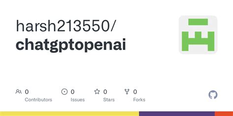 GitHub Harsh Chatgptopenai