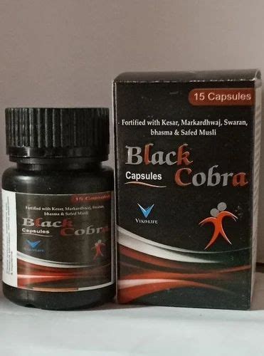 Sexual Health Power Capsules Black Cobra Sex Time Plus At ₹ 399bottle