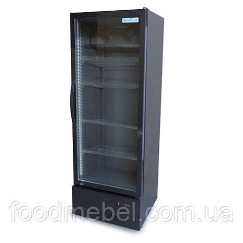 Холодильник барный для напитков GoodFood BC360NBB2LED чёрный-чёрный без ...