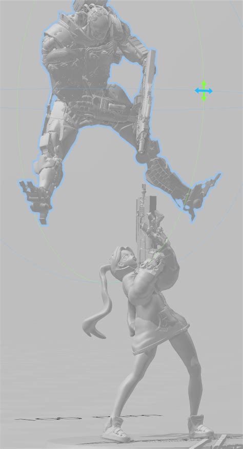 Fichier Stl Adam Smasher Vs Rebecca Cyberpunkedgerunners ModÈle D