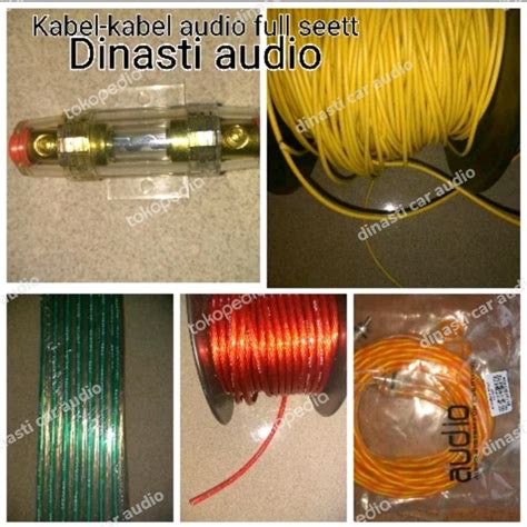 Jual Kabel Full Sett Audio Mobil Dinasti Audio Kota Bogor Dinasti Car Audio Tokopedia
