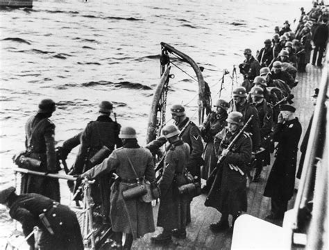 German Forces Begin The Invasion Of Norway Harry S Truman