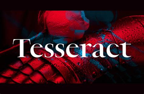 font news [new font release] production type released tesseract display and tesseract