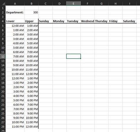 Excel Sum Hours Worked Between Multiple Time Frames Based On Punch