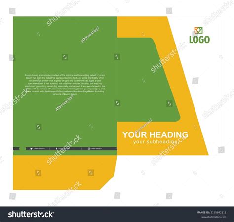 Creative File Folder Design Folder Design Stock Vector Royalty Free 2195692111 Shutterstock