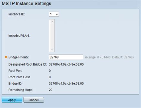 configure multiple spanning tree protocol mstp instance settings on sx500 series stackable